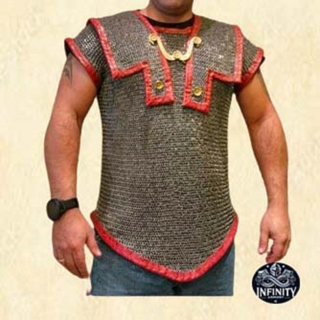 Riveted Chainmail Lorica Hamata ,roman Chainmail Hamata ,6mm Round Ring ...