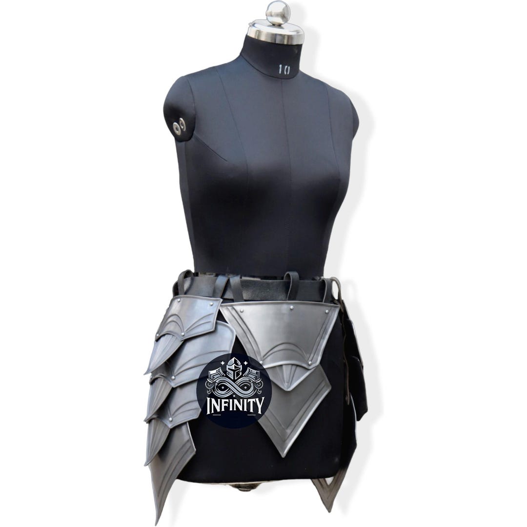 Medieval Knight Lady Armor, Knight's Embrace Female Armor Costume, Belt ...