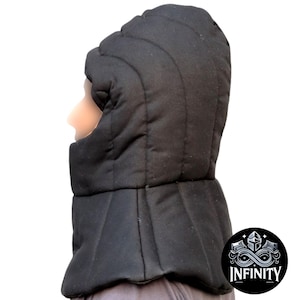 Adult Gambeson Medieval Padded Coif Head Hood - Etsy