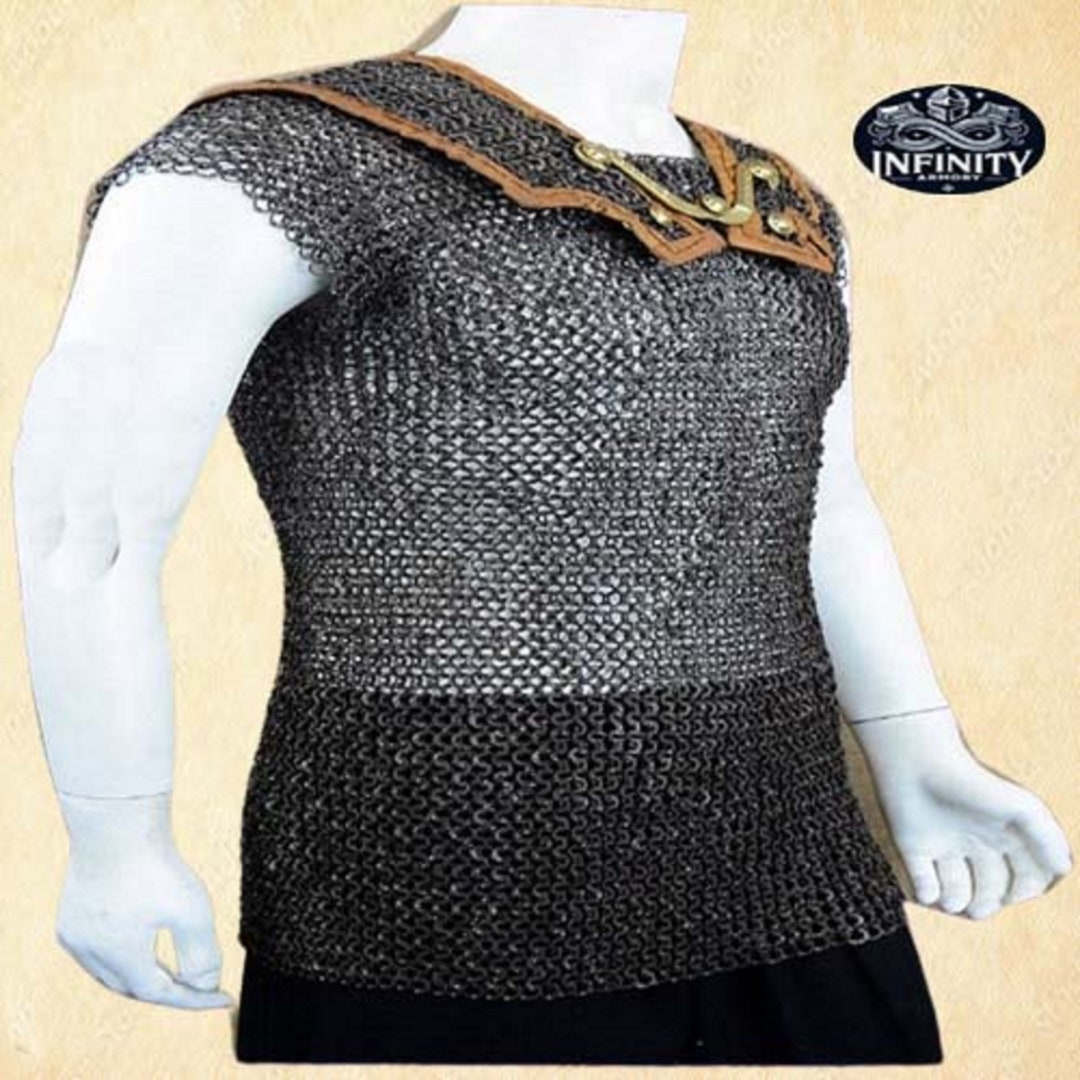 Stainless Steel Roman Lorica Hamata , 9 Mm Chainmail Hamata , 9 Mm ...