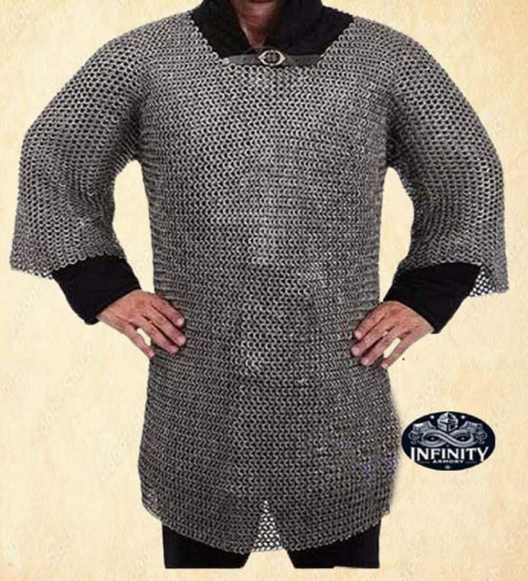 Stainless Steel Chainmail Shirt , 9 Mm Flat Ring Chainmail Shirt ...