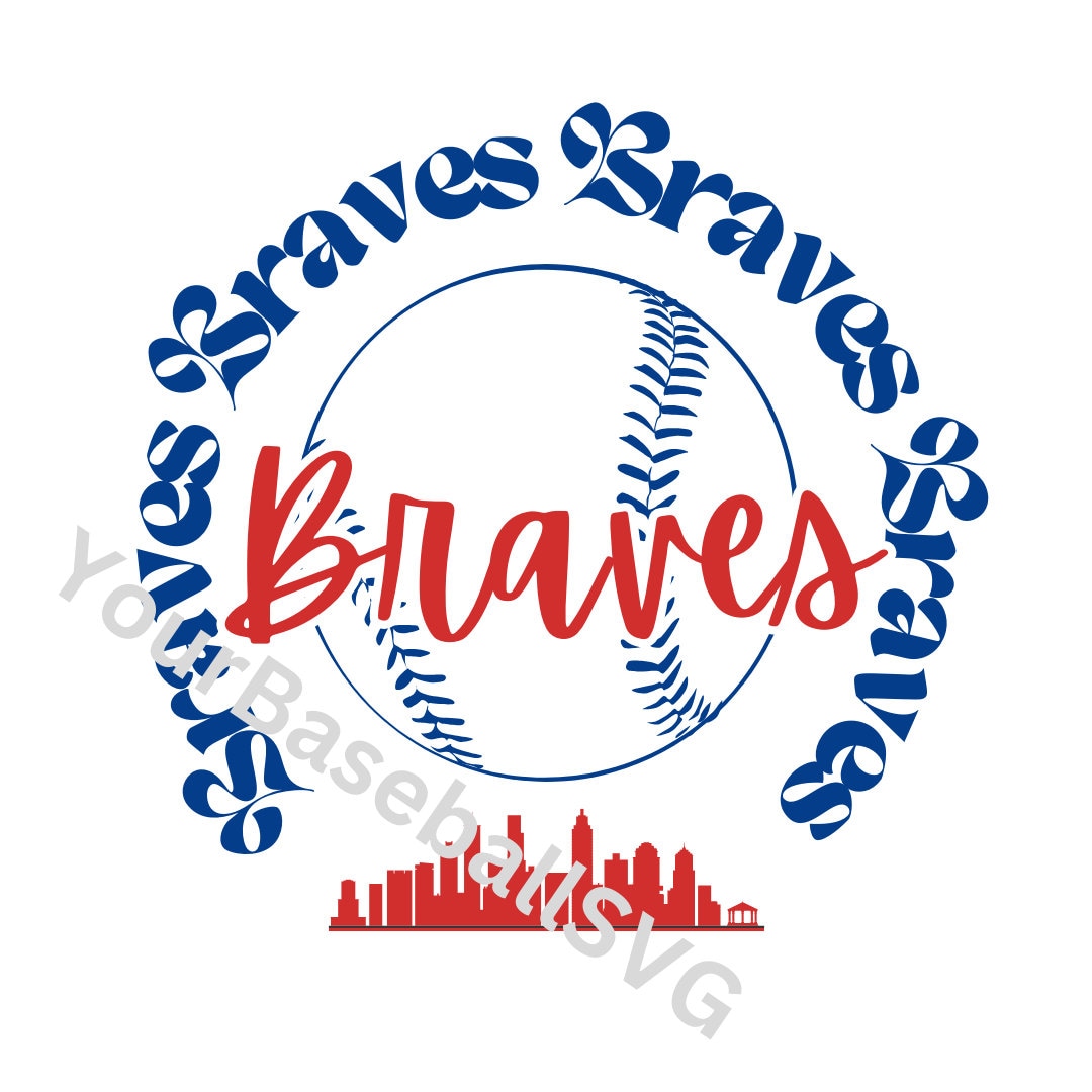 Braves SVG PNG Digital Download for Your Cricut or Heat Press Tshirt ...