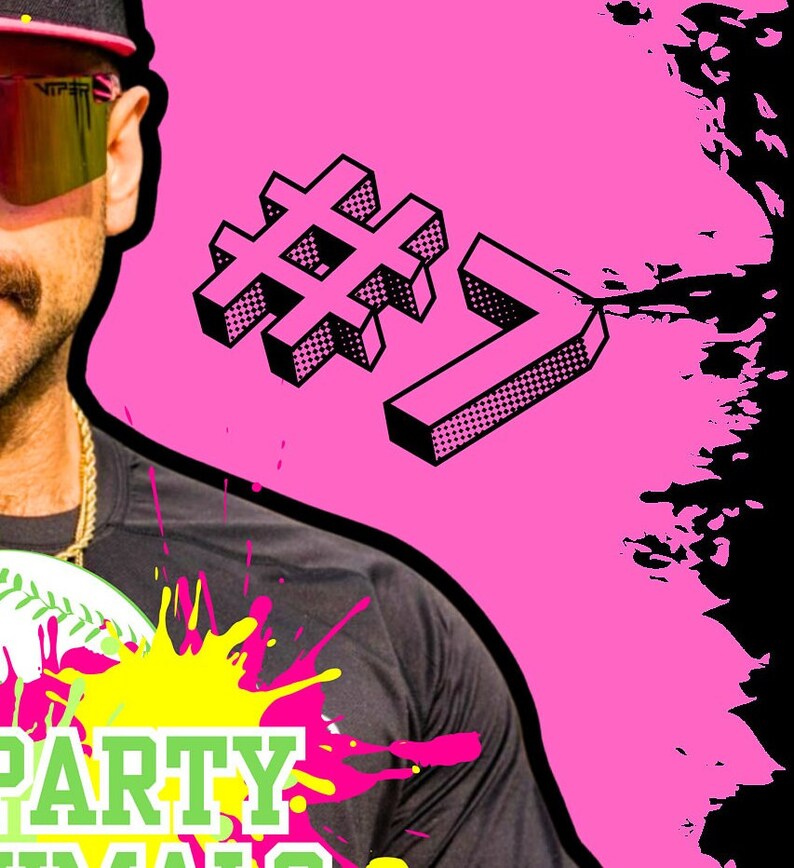 DIGITAL Png SVG Trending Party Animals DTF Savannah Bananas Svg, 7 Vava ...