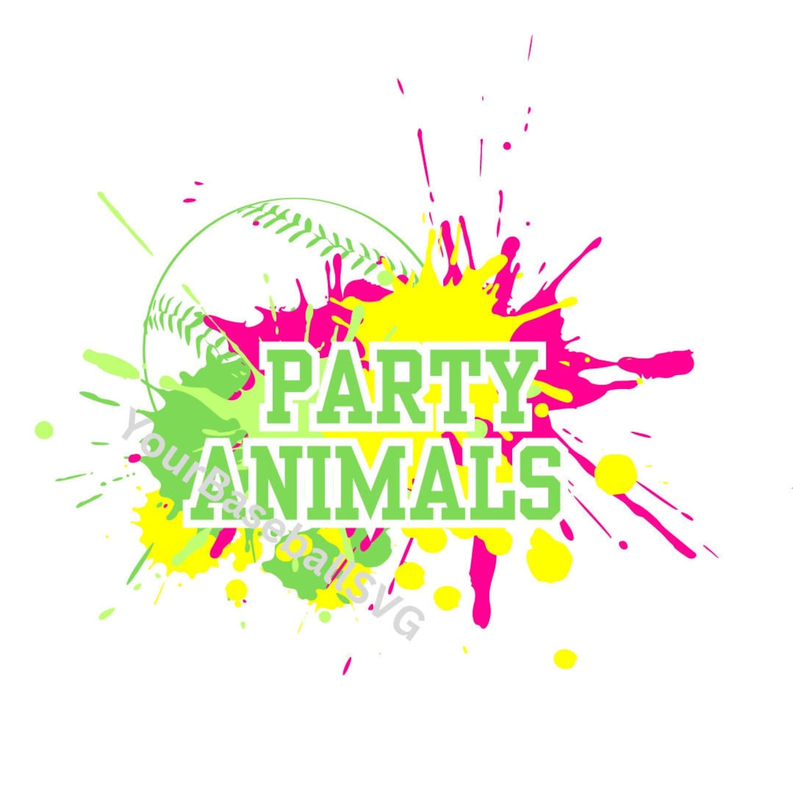Party Animals SVG PNG Dtf Masculine DIGITAL Files for Party Animals ...