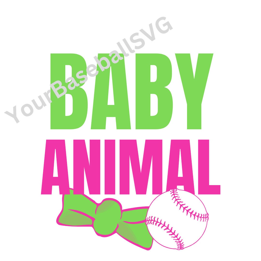 DIGITAL Png Svg for Trending Party Animals, Baby Animal Design ...