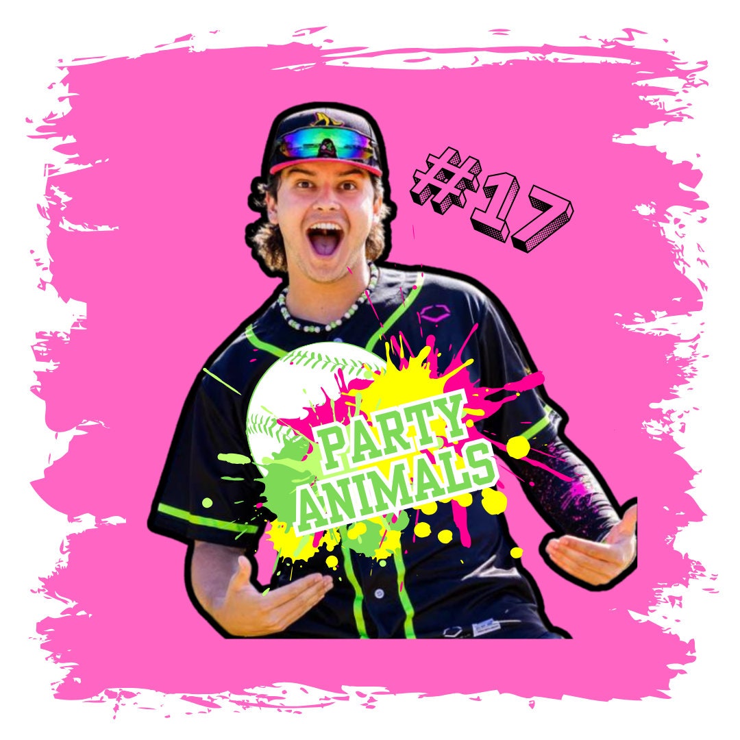 Party Animals DTF SVG PNG Bananaball Savannah Party Animals Baseball 17 ...