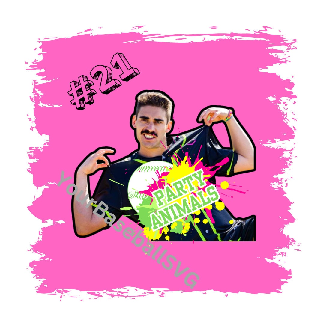 Party Animals SVG PNG DTF Digital Download for Number 21 Riyan ...