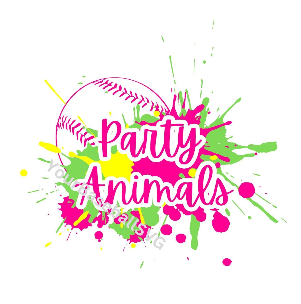 Party Animals SVG PNG Dtf Feminine DIGITAL Files for Party Animals ...