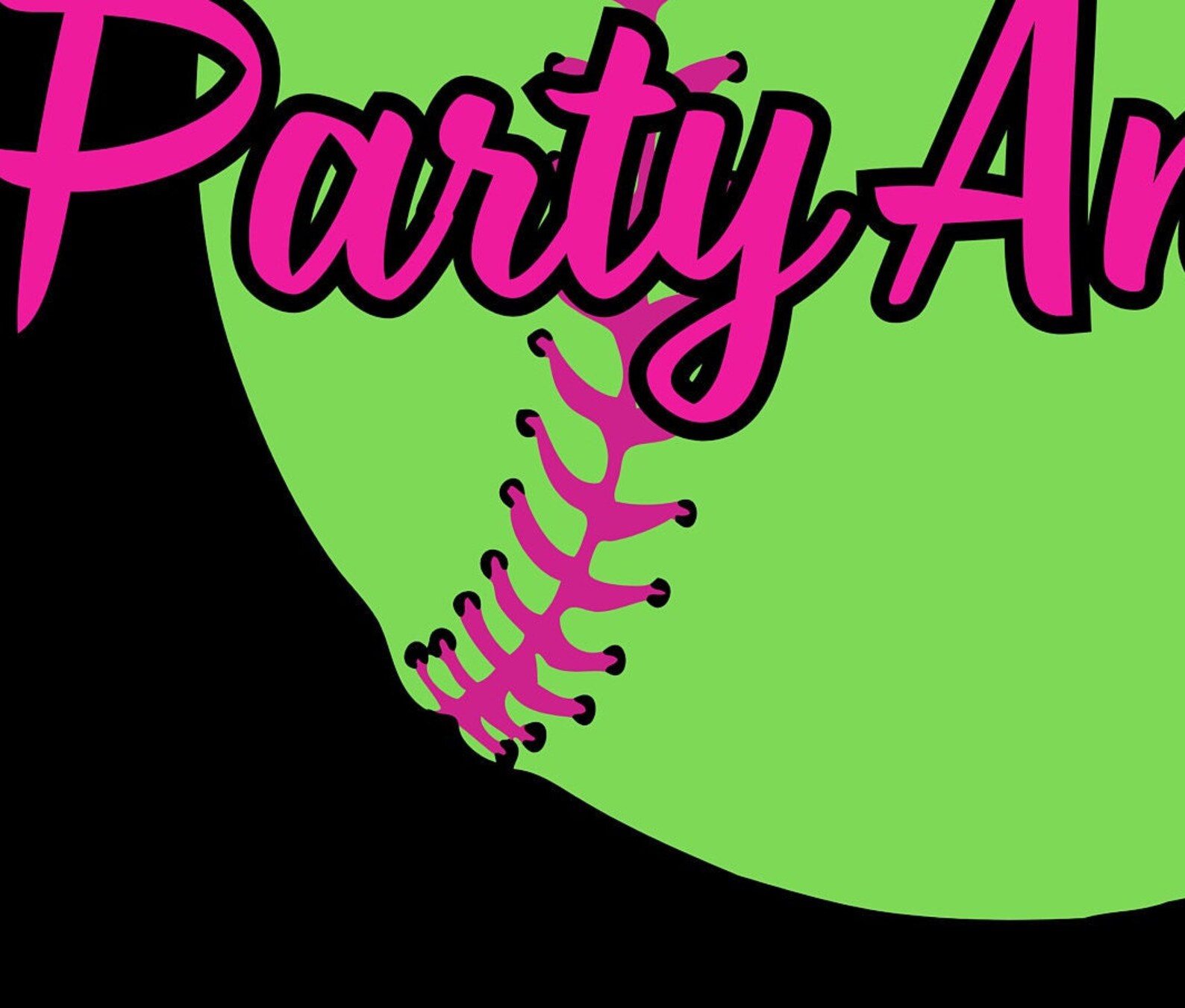 Savannah Party Animals PNG SVG DTF for Vinyl Bananaball Baseball Logo ...