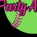 Savannah Party Animals PNG SVG DTF for Vinyl Bananaball Baseball Logo ...