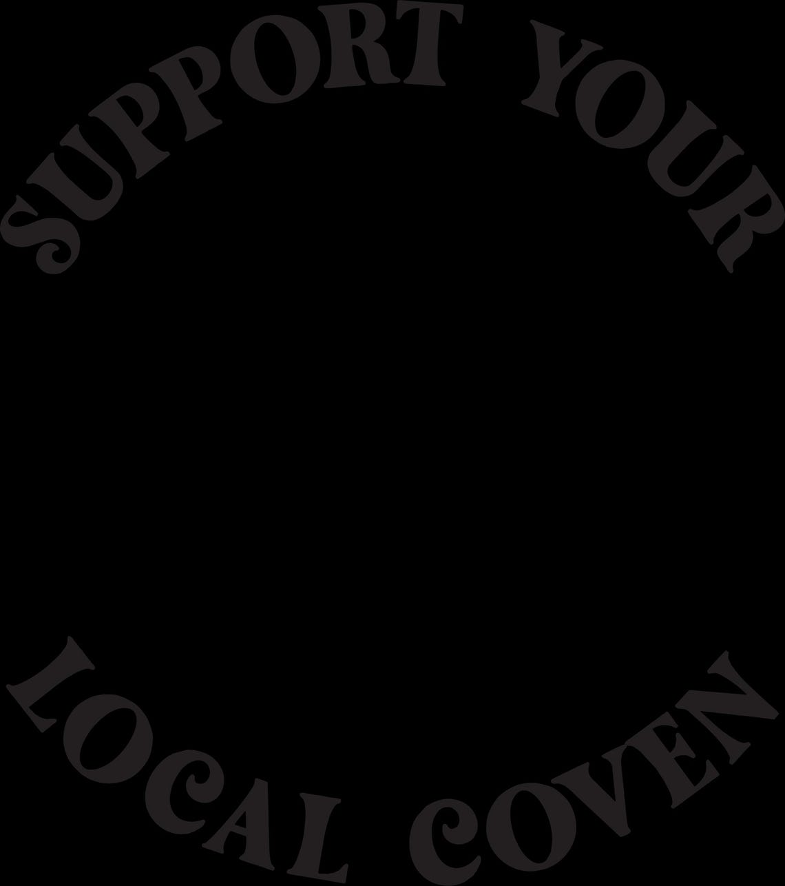 Support Your Local Coven Tshirt - Etsy