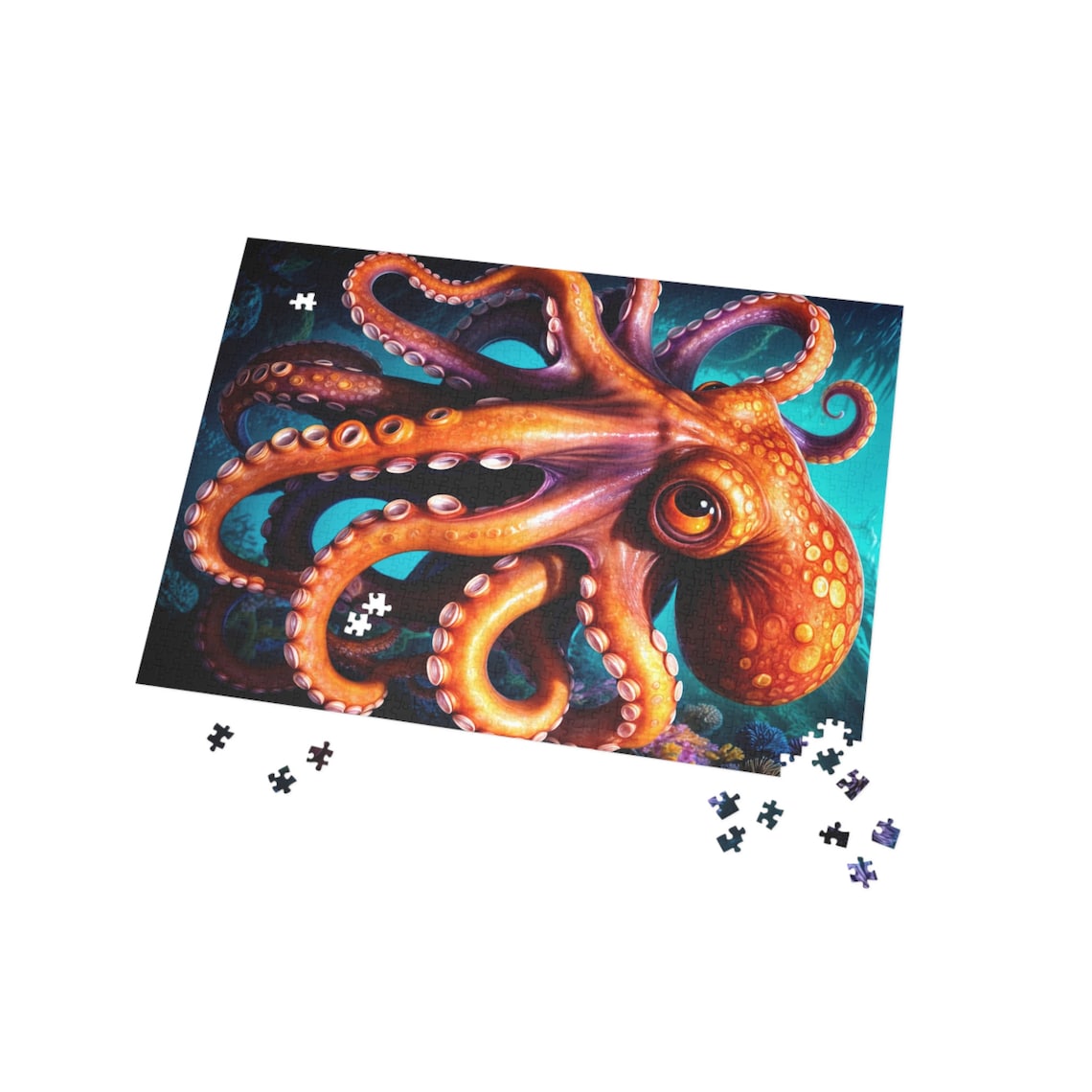 Octopus Jigsaw Puzzle, 1000 Pieces Puzzle, Adults Puzzle, Unique Jigsaw ...