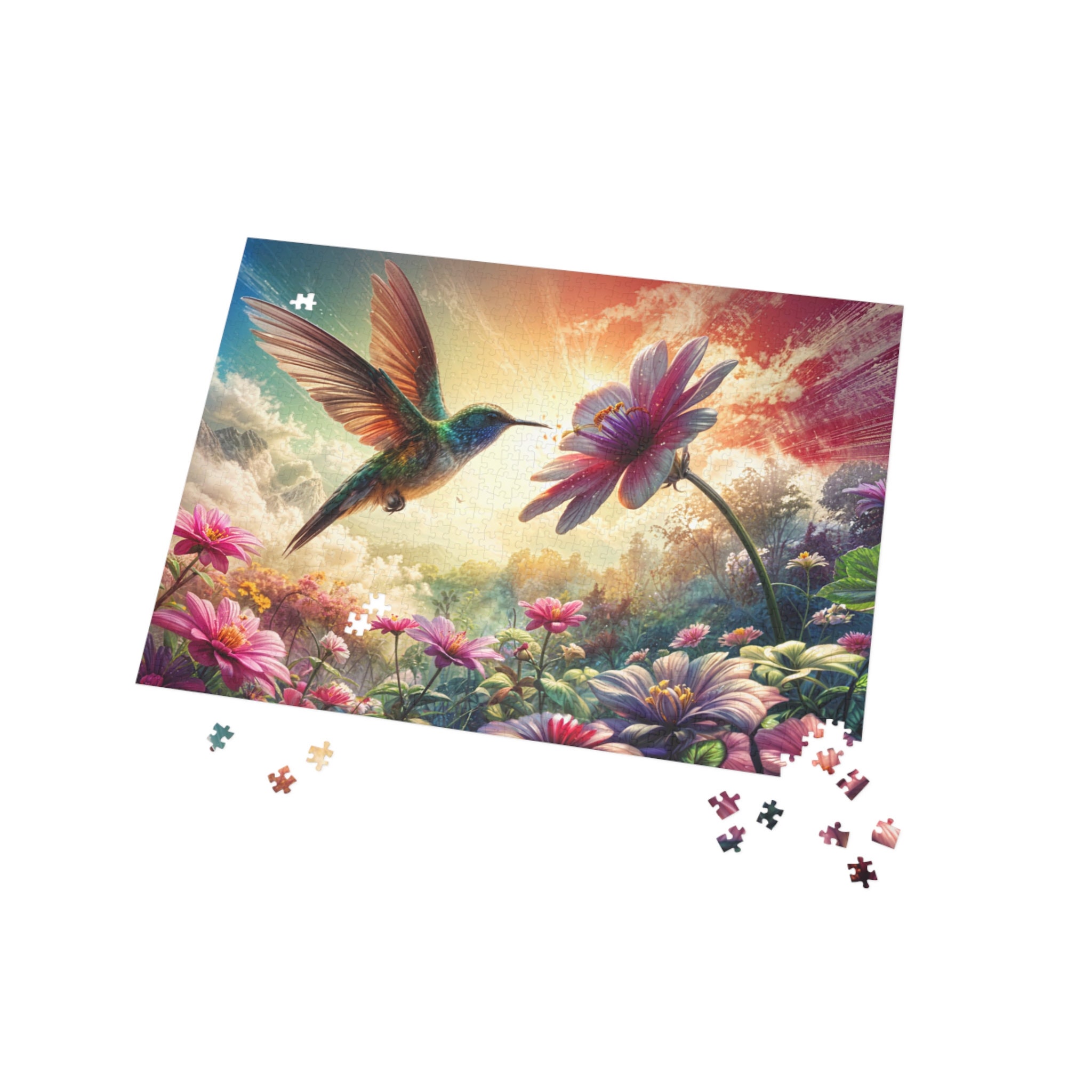 Puzzle for Adults, Puzzle for Children, Beautiful Flowers, Colorful ...