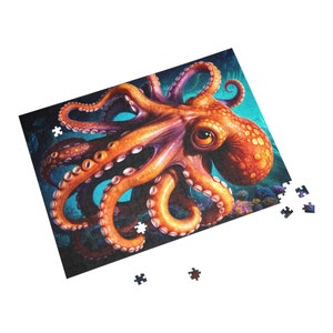 Octopus Jigsaw Puzzle, 1000 Pieces Puzzle, Adults Puzzle, Unique Jigsaw ...