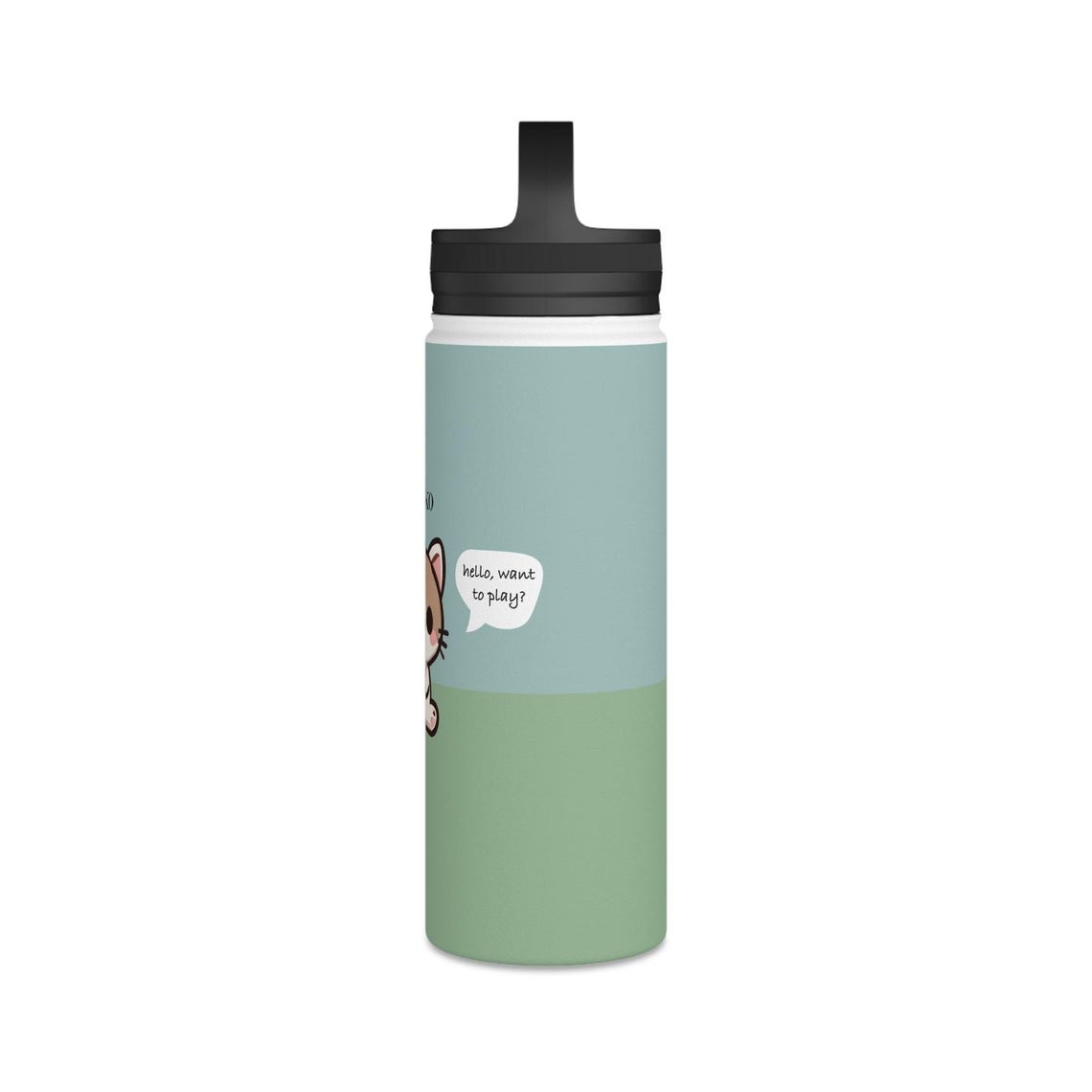 Neeko the Kitty Cat - Kawaii Designs - Steel Water Bottle Tumbler ...