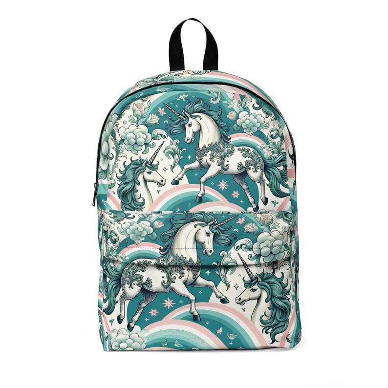 Unicorn and Rainbow Backpack Medium Size Majestic backtoschool ...