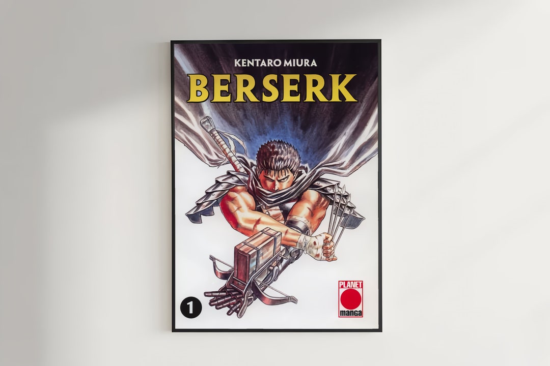 Berserk Poster - Manga Cover Book 1 (high Res) - Etsy