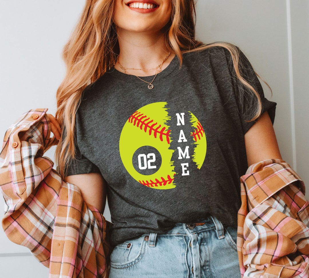Custom Softball Tshirt, Softball Life Tee,softball Squad Shirt,softball ...