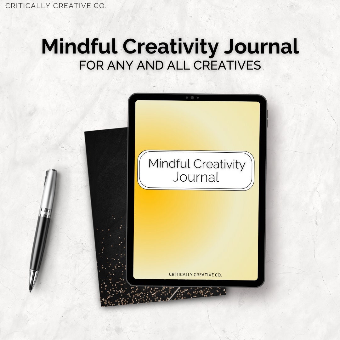 Mindful Creativity Journal: Journal Prompts, Guided Meditation ...