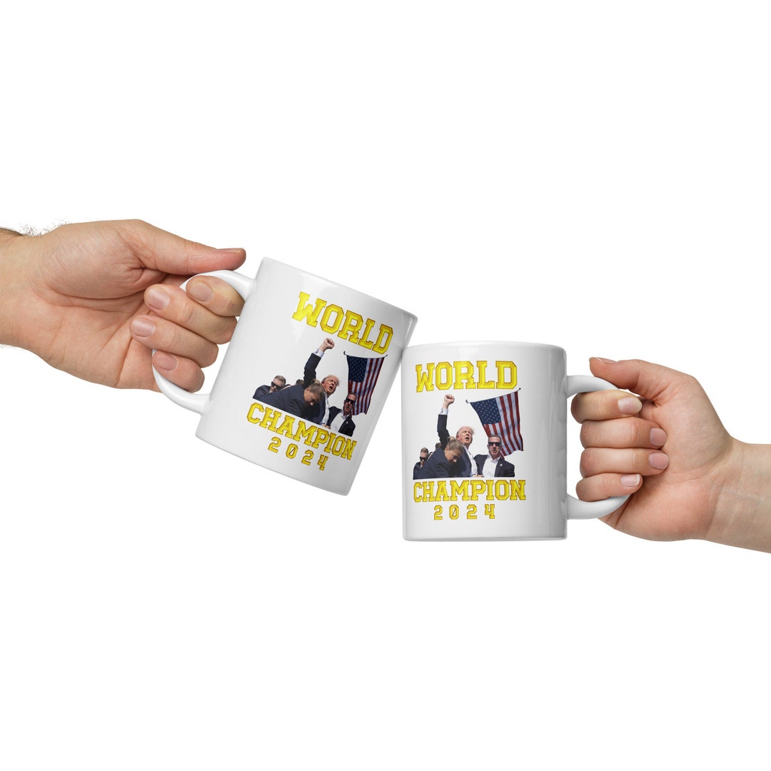 Donald Trump World Champion 2024 Coffee Mug, Election 2024 ...