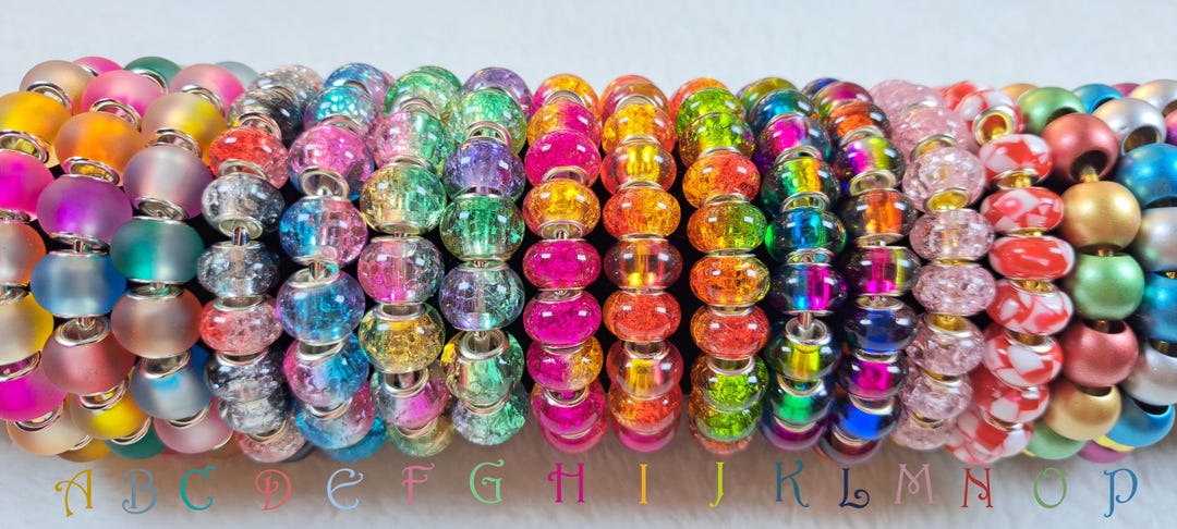 Colorful Beaded Bangle Bracelets for Women! - Etsy