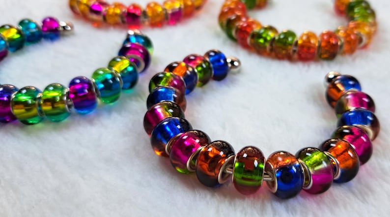 Colorful Beaded Bangle Bracelets for Women! - Etsy