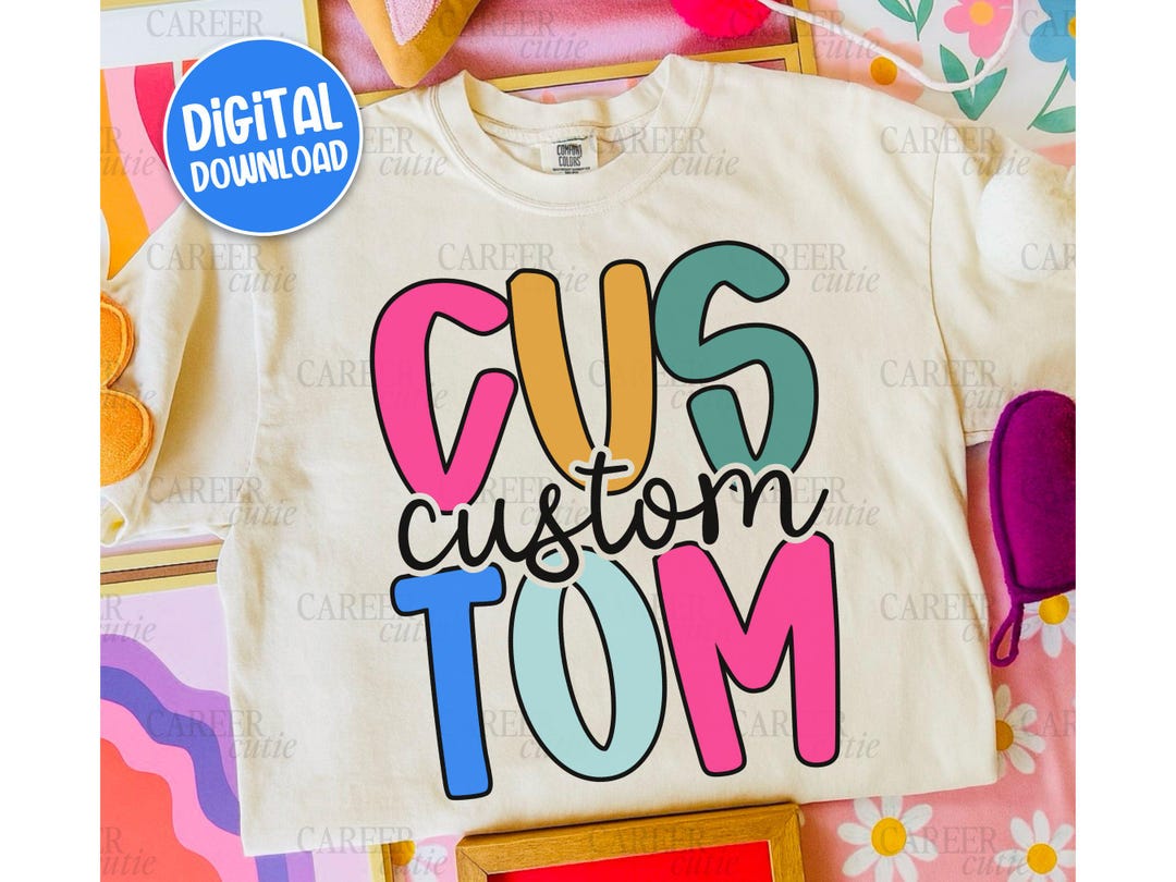 Custom PNG, Custom Sublimation Design, Custom Team Mascot Digital ...