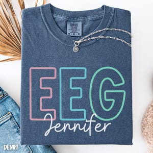 Personalized EEG Tech Shirt, Custom EEG Tshirt, EEG Tech Gift ...