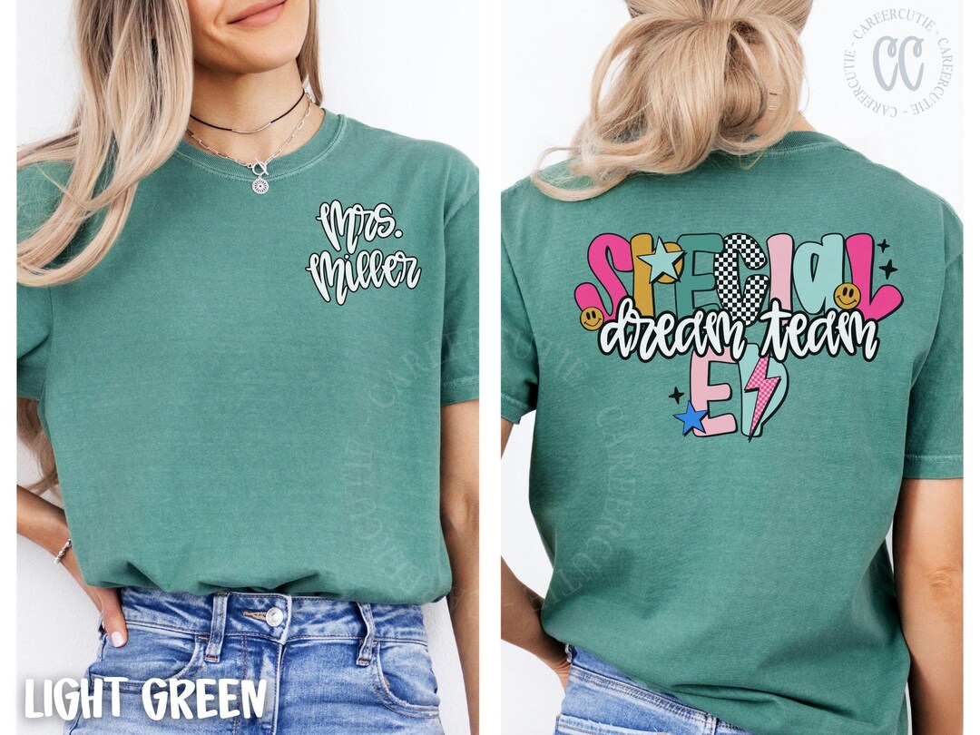 Special Ed Shirt Custom Comfort Colors Special Education Tshirt, Retro ...