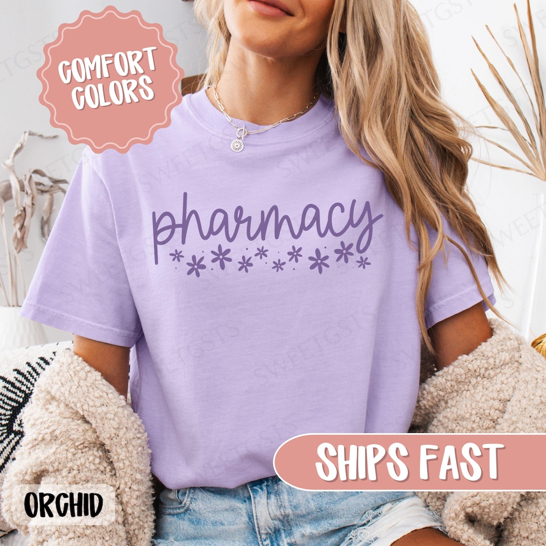 Pharmacy Shirt, Comfort Colors® Pharmacy Shirt, Pharmacist Tshirt ...