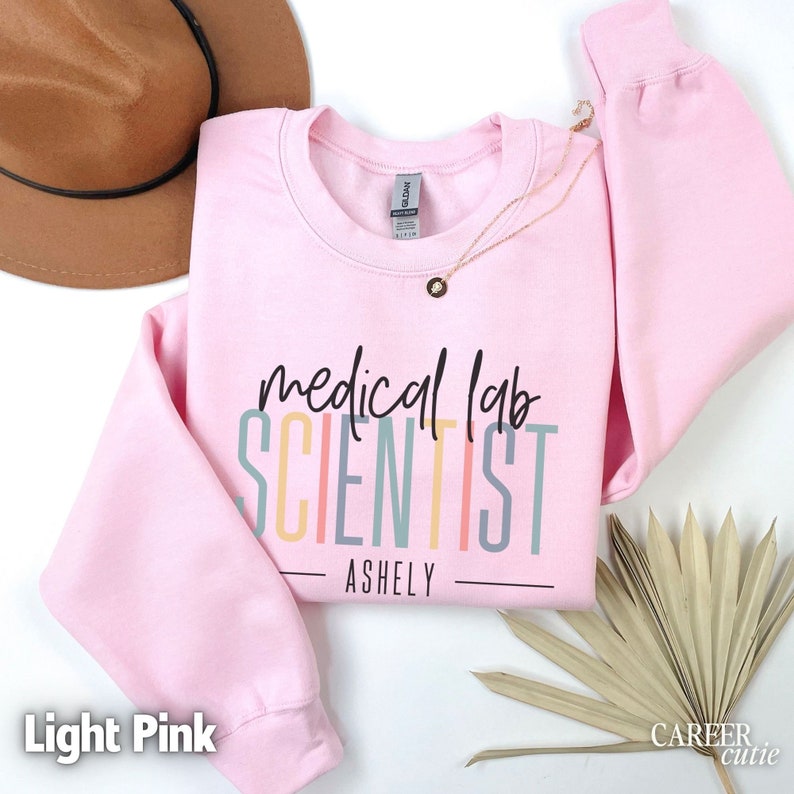 Medical Lab Scientist Sweatshirt, Personalized Medical Lab Science ...