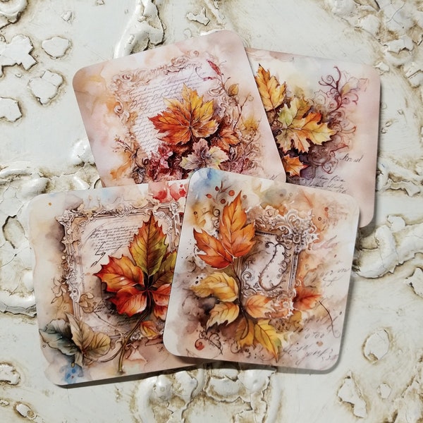 Fall Coasters - Etsy