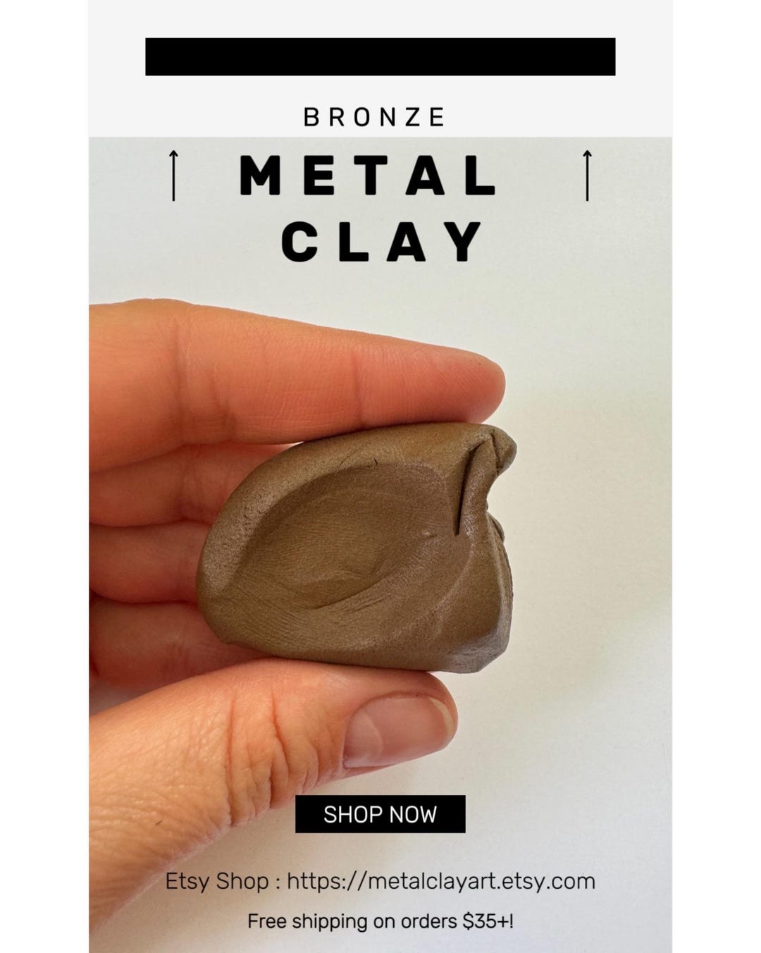 Bronze Metal Clay, Precious Metal Clay to Create Metal Jewelry ...
