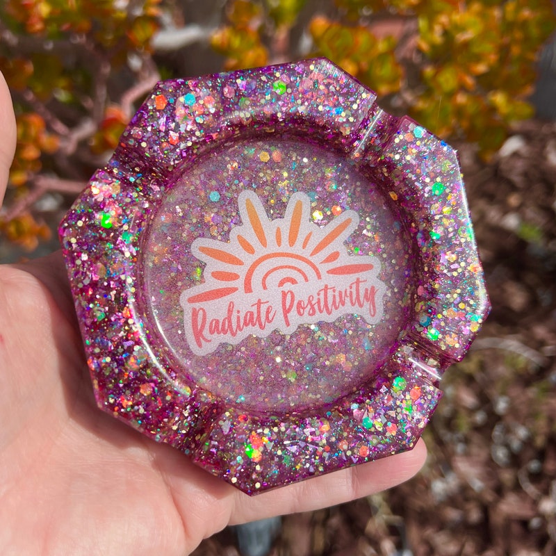 Glitter Ashtray - Etsy