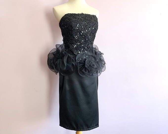 Vtg 80s TWO TONE GOWN // Vintage Puffy Sleeves Pastel Pink Soft Goth ...