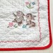 Vintage Handmade Bambi Cross Stitch Hanging Quilt, Thumper, Birds ...
