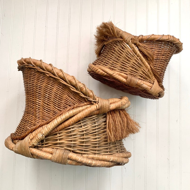 Small Wicker Basket - Etsy