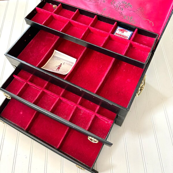 Black Jewelry Box - Etsy