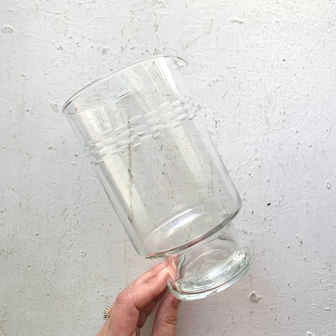 Vintage Martini Pitcher, Princess House Crystal, Vintage Glass ...