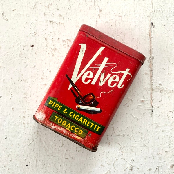 Velvet Tobacco Tin - Etsy