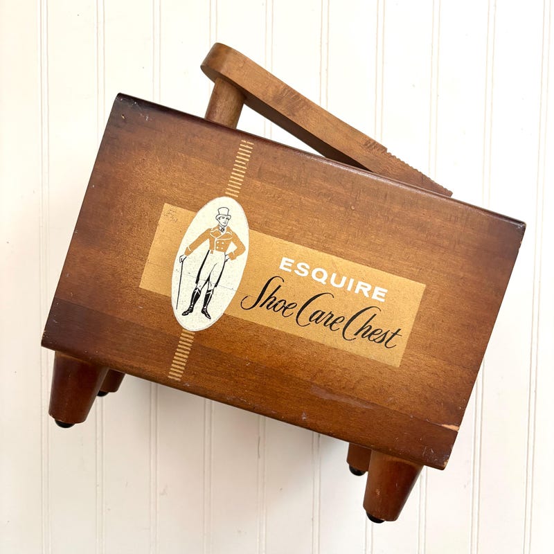 Shoe Shine Box - Etsy