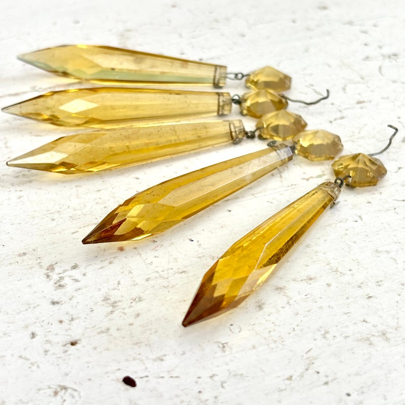 Repurposed Chandelier Crystals - Etsy