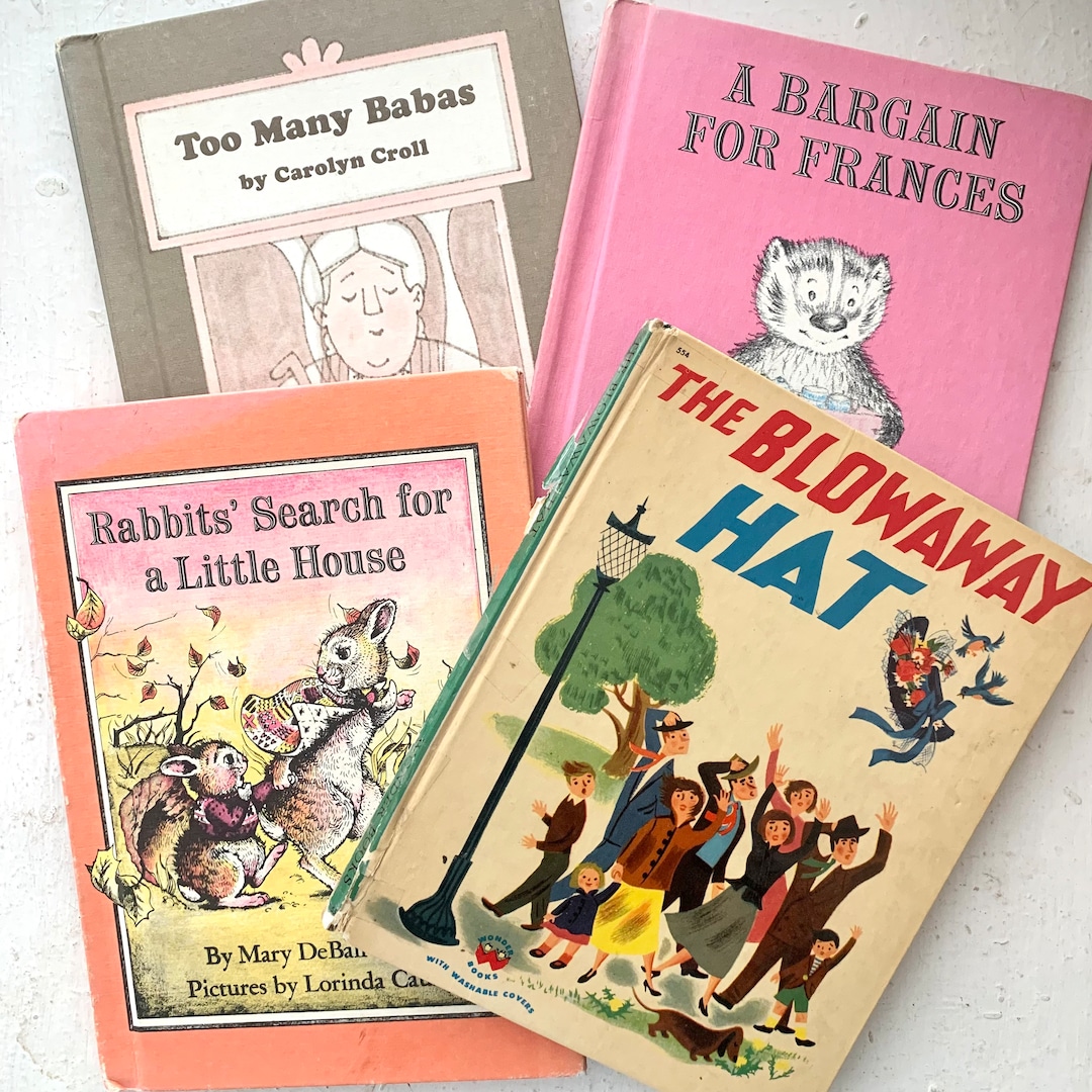 Vintage Children's Books, Four Hardbacks, Young Weekly Readers ...