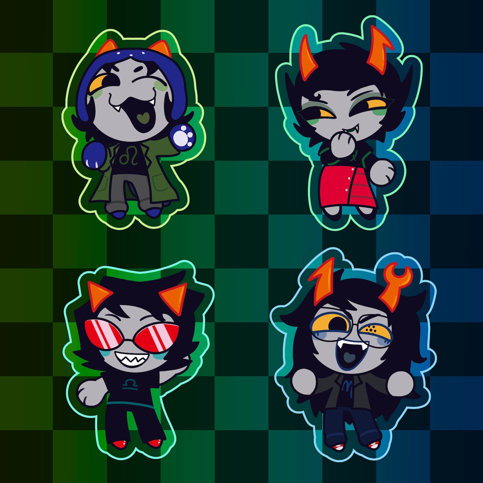 Homestuck - Midbloods Beta Trolls Charms - Etsy