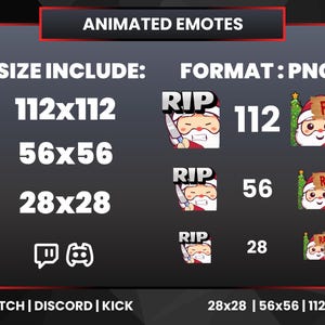 32 Santa Claus Animated Twitch Emotes | Christmas Themed Emote ...