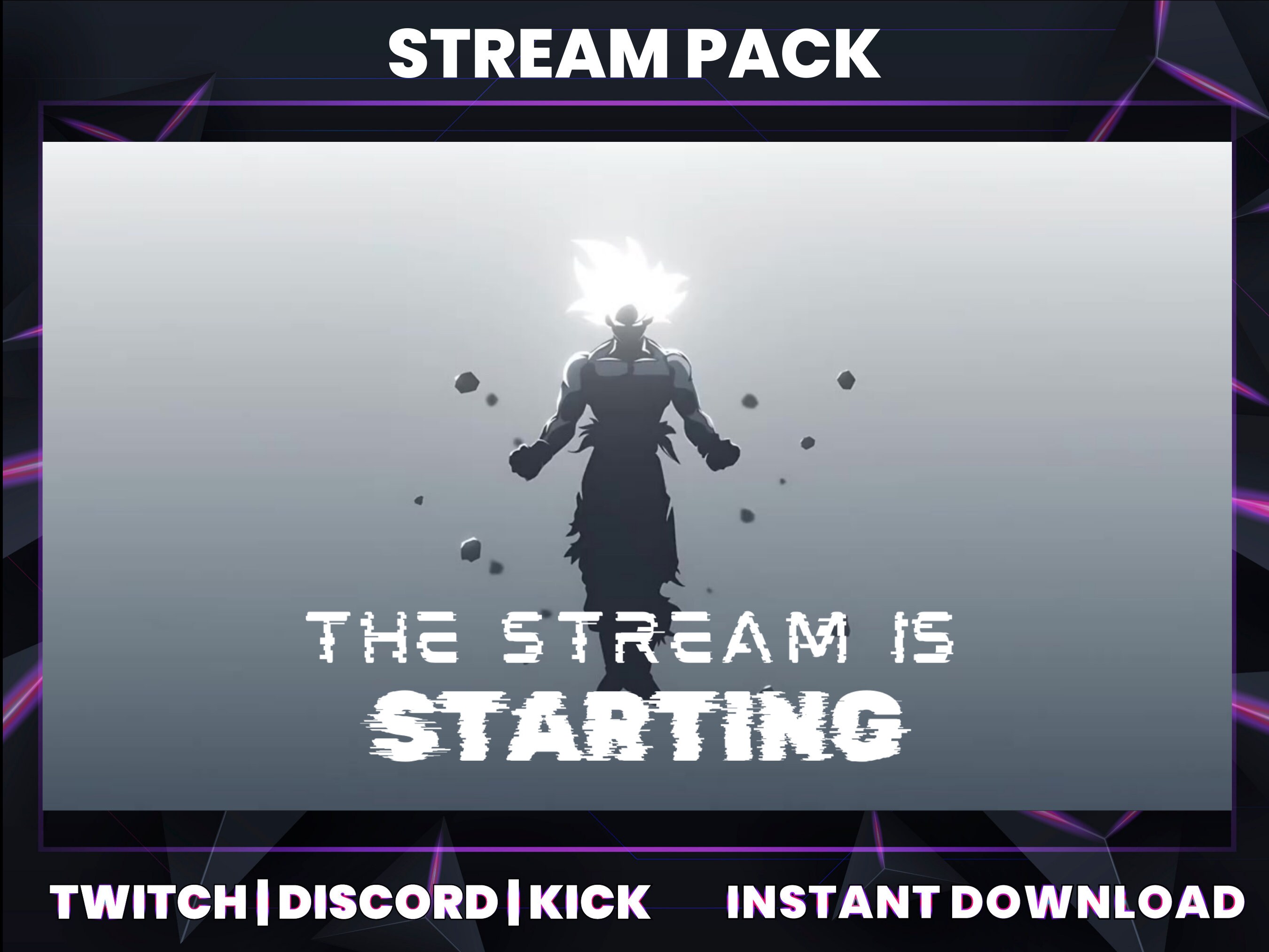 Twitch Stream Pack Twitch Screen Overlays Animated Webcam Twitch ...
