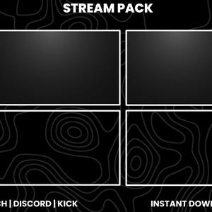Animated Twitch Stream Pack | Twitch Screen Overlay | Webcam Overlay ...