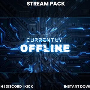 Animated Twitch Stream Pack | Circuit Technology Stream Pack | Twitch ...