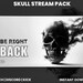 Skull Twitch Stream Pack | Twitch Screen Overlay | Animated Webcam ...