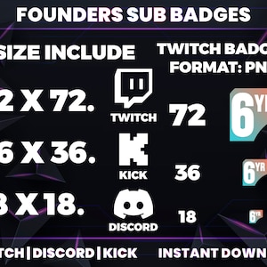 Founders Twitch Bit Badges + Transparent Version | Twitch Bit Badges ...